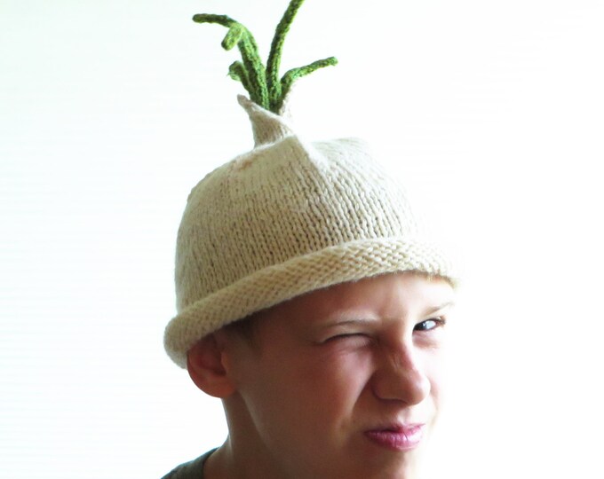 Onion Hat - Soft Hand Knit - Made to Order - Etsy