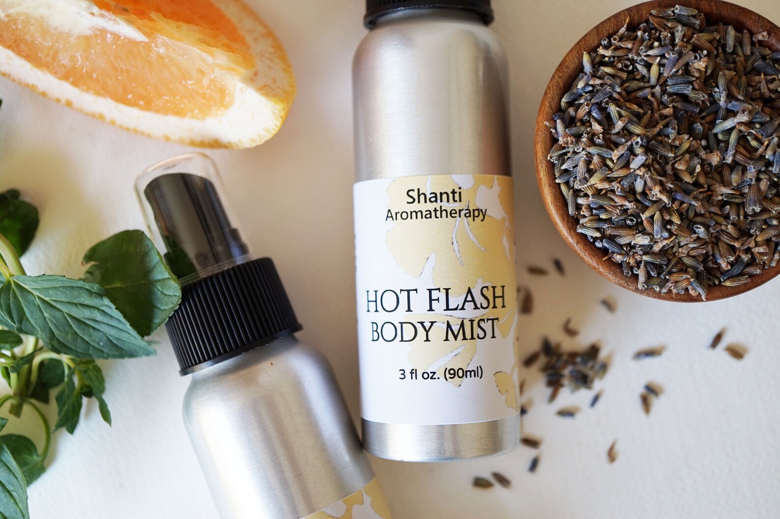 Hot Flash Cool and Refreshing Body Mist - 3oz Cooling Essential Oils ...