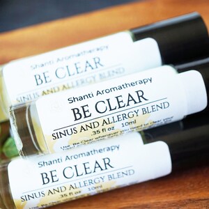 Be Clear Roll on - Aromatherapy Blend - Sinus Blend - Etsy