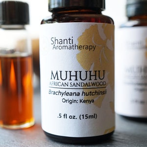 Muhuhu - African Sandalwood Essential Oil - Etsy