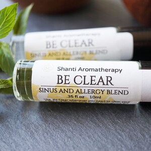 Be Clear Roll on - Aromatherapy Blend - Sinus Blend - Etsy