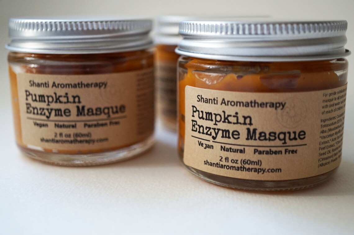 Pumpkin Enzyme Masque Skin Brightening Mask and Exfoliation - Etsy
