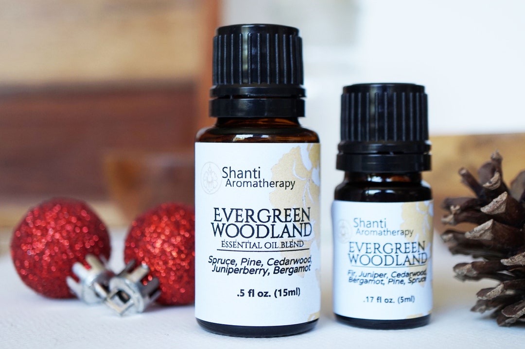 Aromatherapy Diffuser Blend - Evergreen Woodland - Pure Essential Oil ...