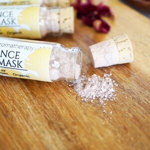 Face Mask Sampler Set - Spa Gift Set - Natural Clay and Herb Face Mask and Exfoliating Scrub ...