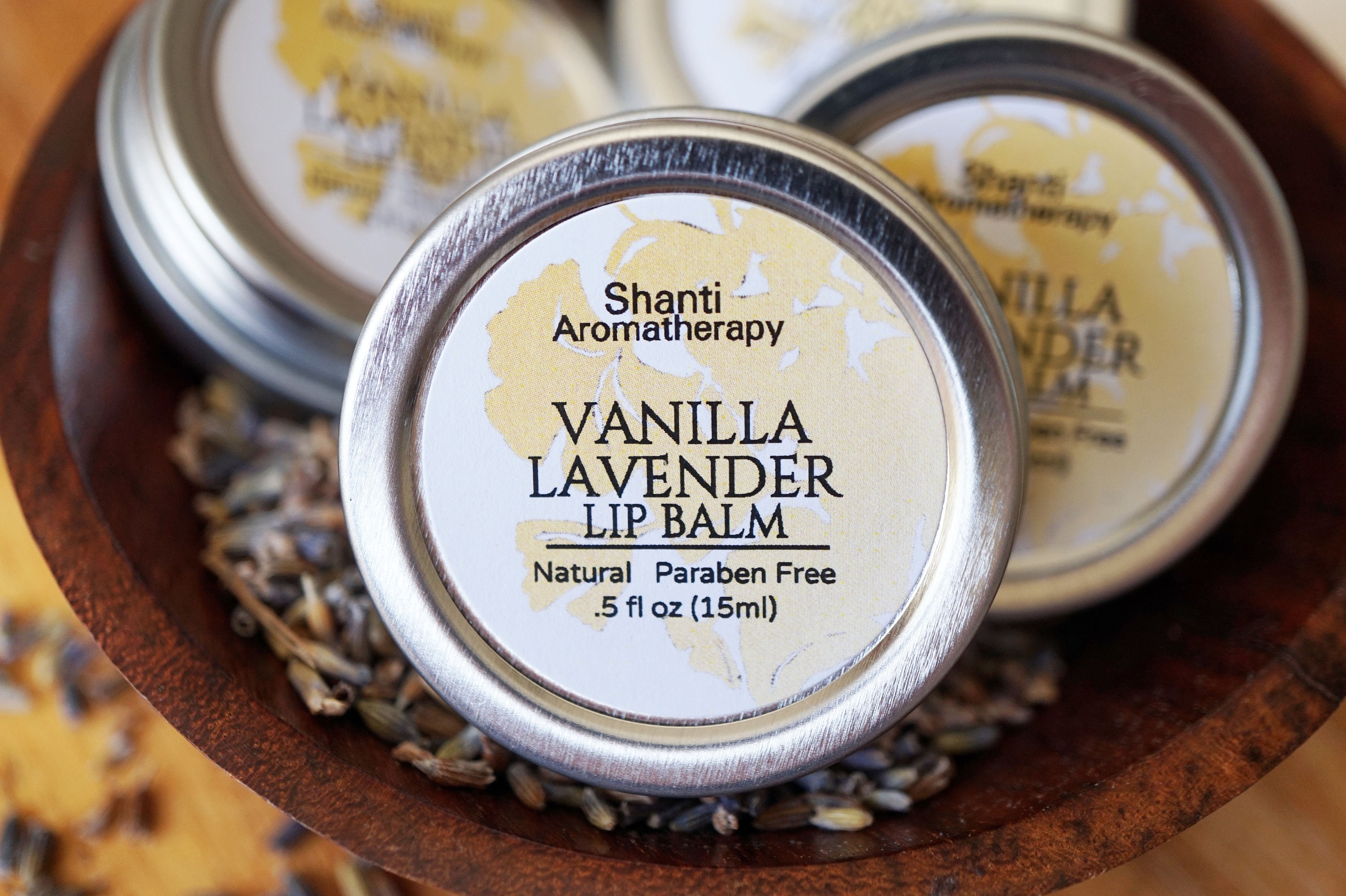 Lavender Vanilla Lip Balm All Natural Lip Care | Etsy