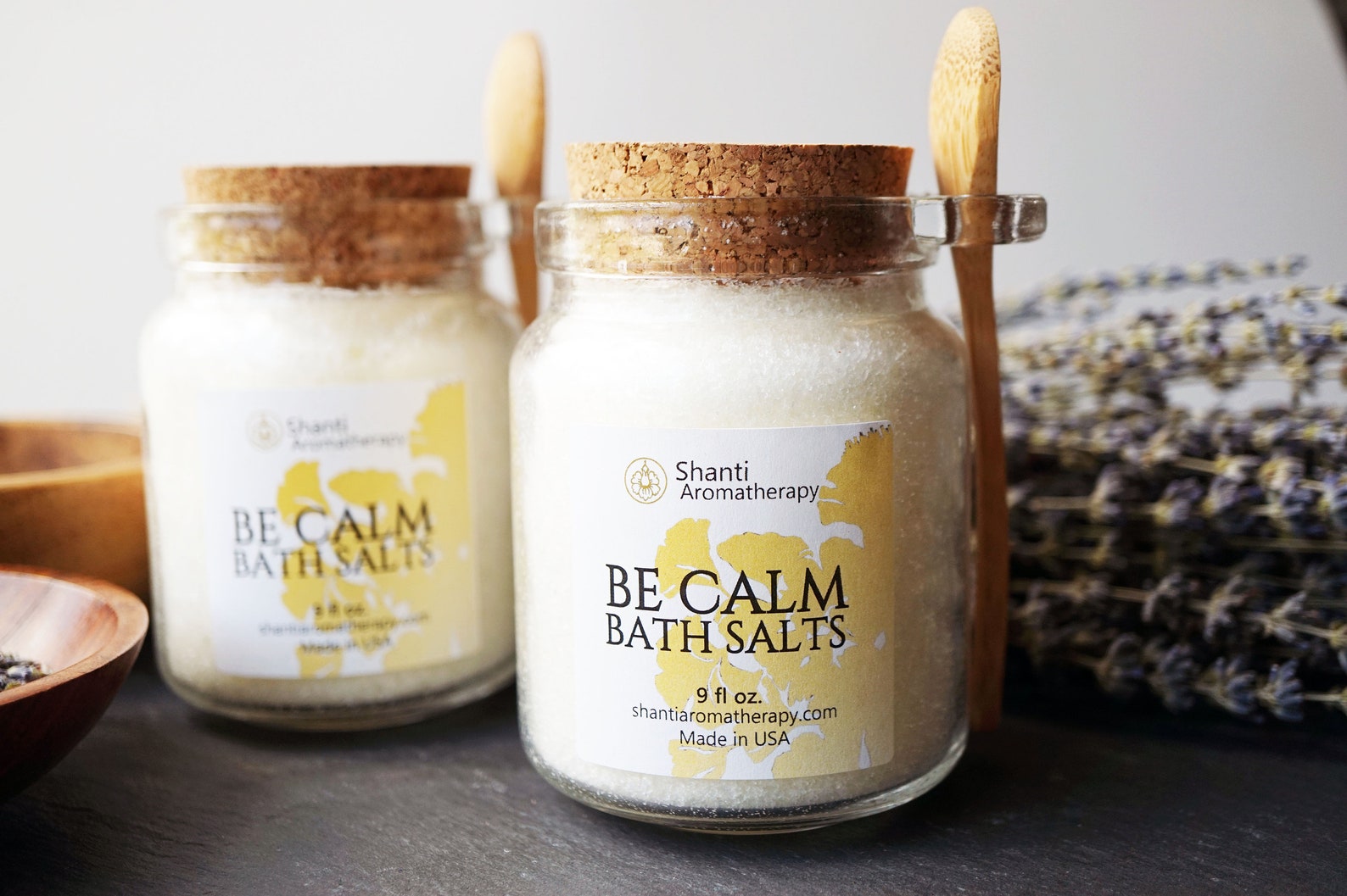Be Calm Relaxing Bath Salts Lavender Stress Relief - Etsy