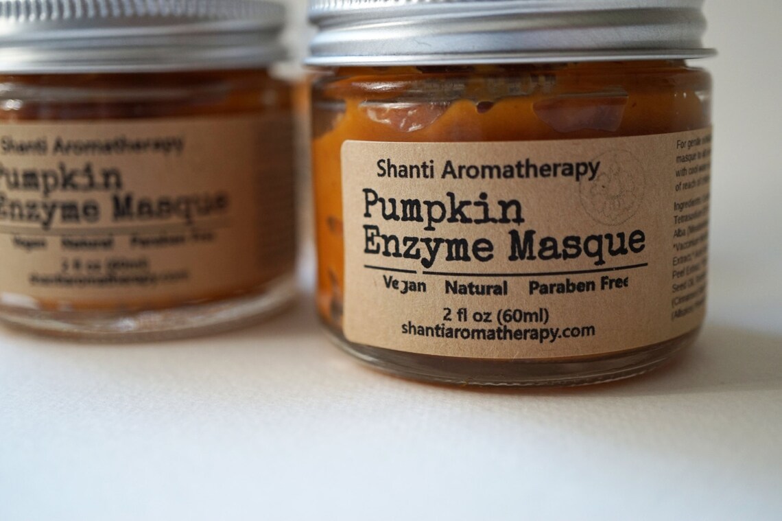 Pumpkin Enzyme Masque Skin Brightening Mask and Exfoliation - Etsy
