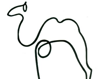 Camel sticker | Etsy