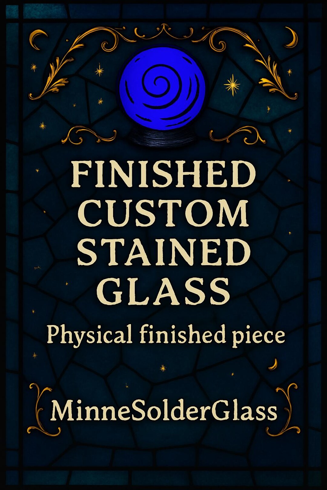 Custom Stained Glass Piece - Etsy