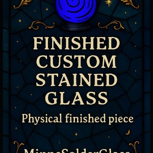 Custom Stained Glass Piece - Etsy