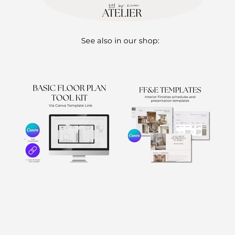 Interior Design Lighting Layout Plan Canva Toolkit - Etsy