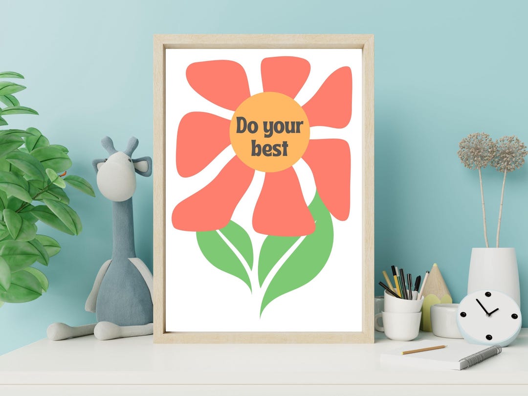 Do Your Best Poster: Motivational Classroom, Growth Mindset, Kids ...