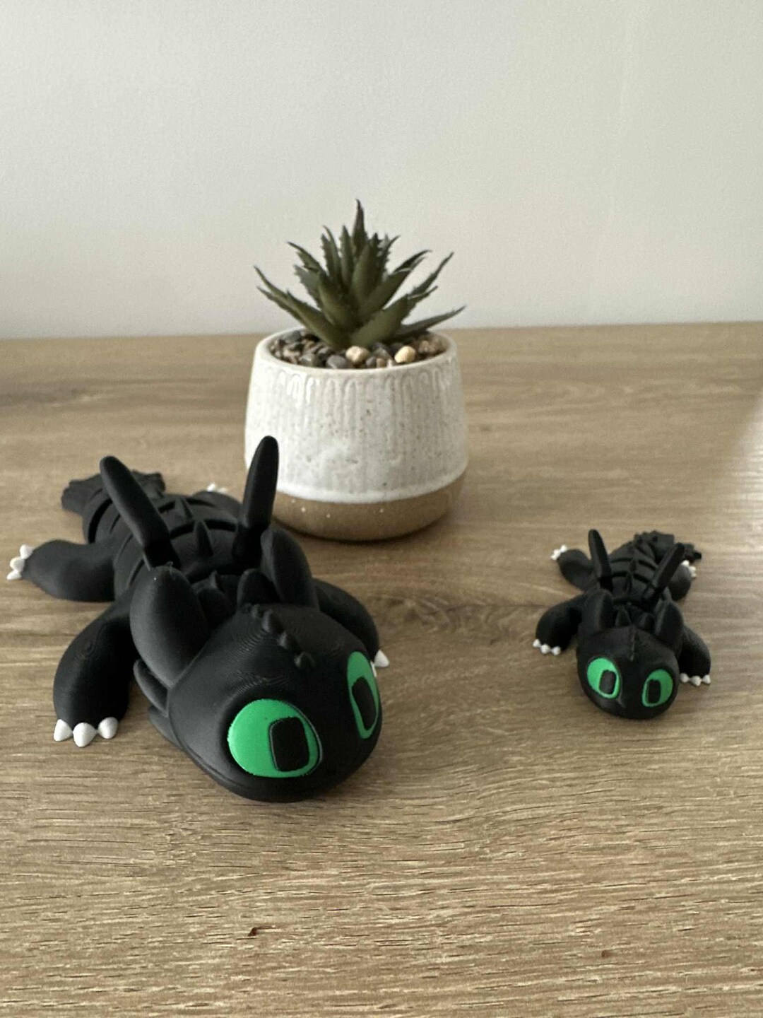 Fidget Flex - Dragon Figure – Toothless & Fury – Articulated 3D Printed ...