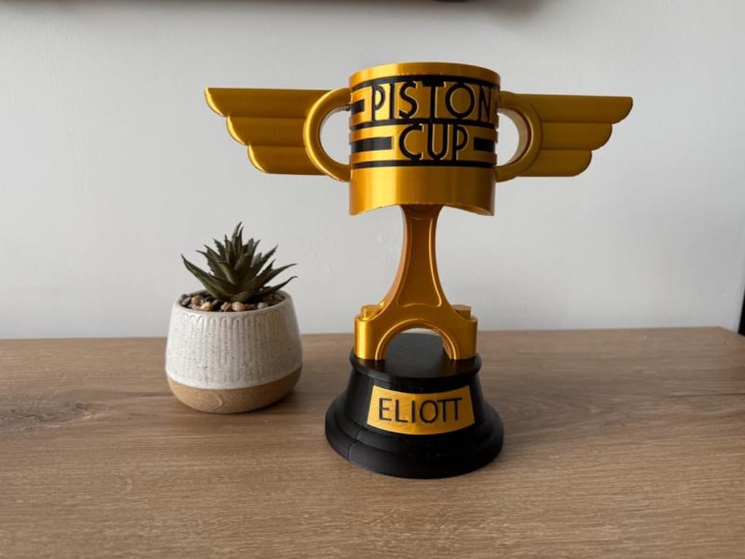Disney Cars Piston Cup – Custom Name Trophy for Kids or Fans - Made in ...