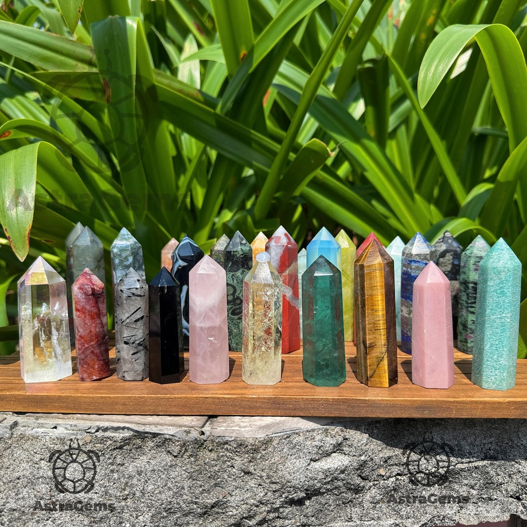 Natural Gemstone Crystal Tower, Obelisk Point, Mineral Specimen, Home ...