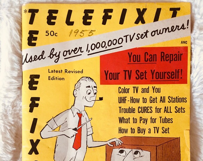 1955 Telefix You Can Repair Your TV Set Yourself Television Repair ...