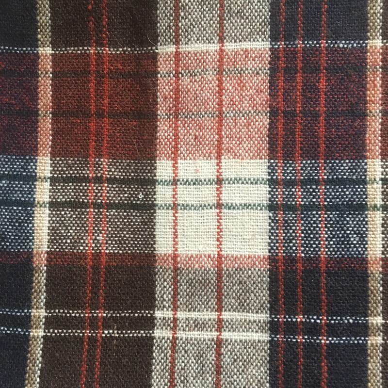 Plaid Wool Fabric - Etsy