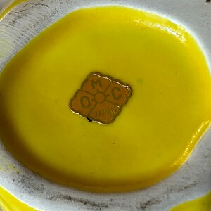 Vintage OMC Japan Otagiri Owl Orange Yellow Holder Planter Container ...