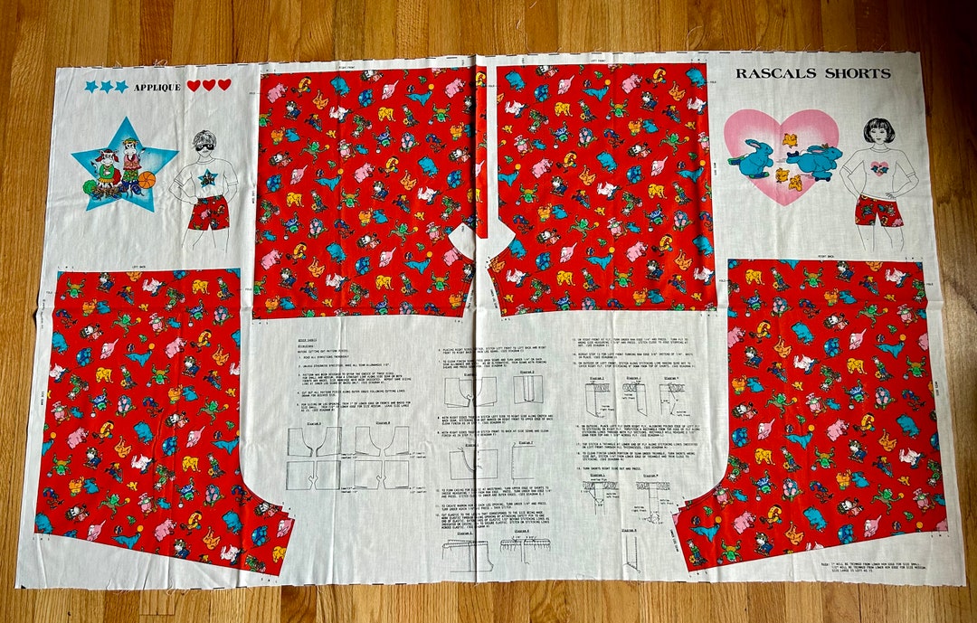 Vintage 1980's Whimsical Rascal's Boxer Shorts Animals Playing Sports ...