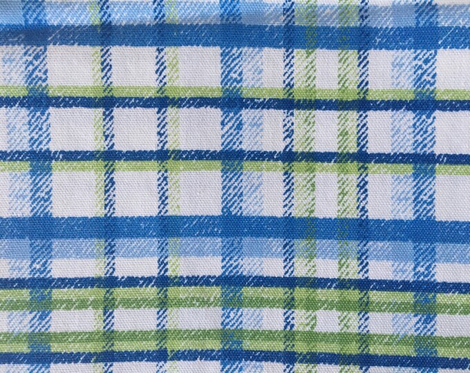 Vintage Retro 1960's Cobalt Blue White Check Plaid Woven Basket Weave ...