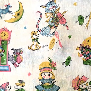 Vintage Nursery Rhyme Hey Diddle Diddle Humpty Dumpty Mary Had - Etsy