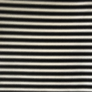 Vintage Black White Stripe Striped Polyester Fabric - Etsy