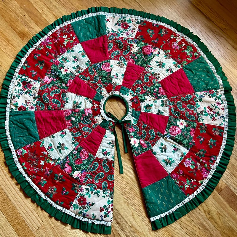 Ruffle Tree Skirt - Etsy