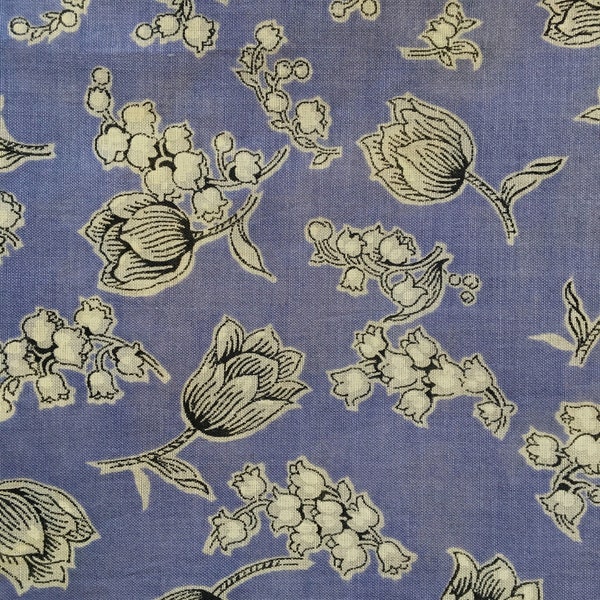 Periwinkle Fabric - Etsy