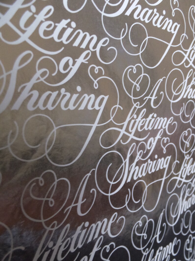 Vintage 1960's Coolest Shiny Silver Mirror Paper Lifetime - Etsy