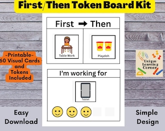 Printable First Then Visual Board - Etsy