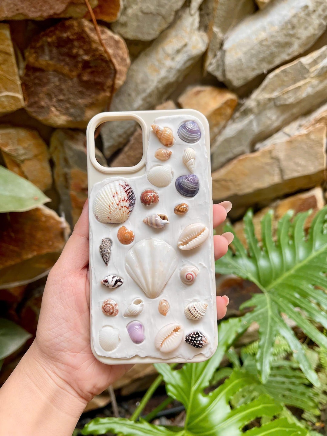 Gentle Tide Seashell Phone Case – A Rustic Touch From the Ocean - Etsy