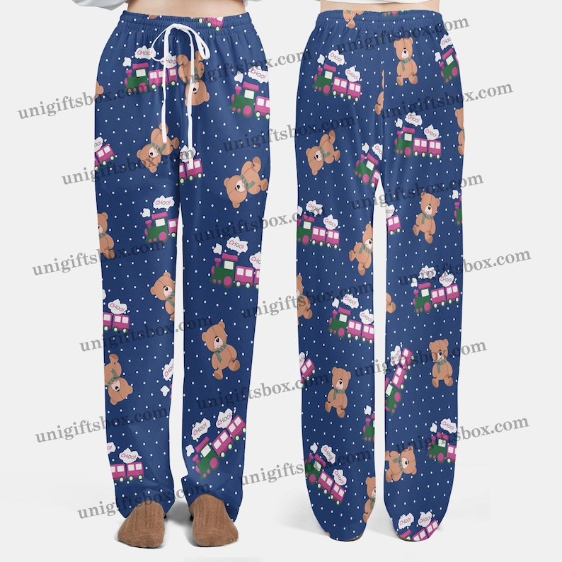 K-pop Demon Hunters Rumi's Bears and Choo-choo Train Pajama Pants ...
