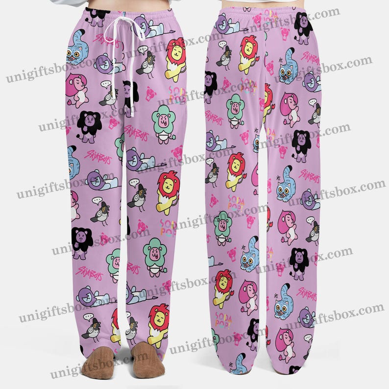 Kpop Demon Hunter Saja Boys Pajama Pants | Soda Pop Saja Friends ...