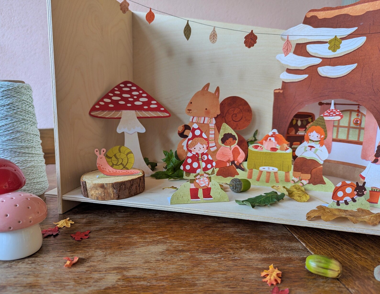 Autumn Gnomes Paper Craft Set – Printable Waldorf Nature Table Decor ...