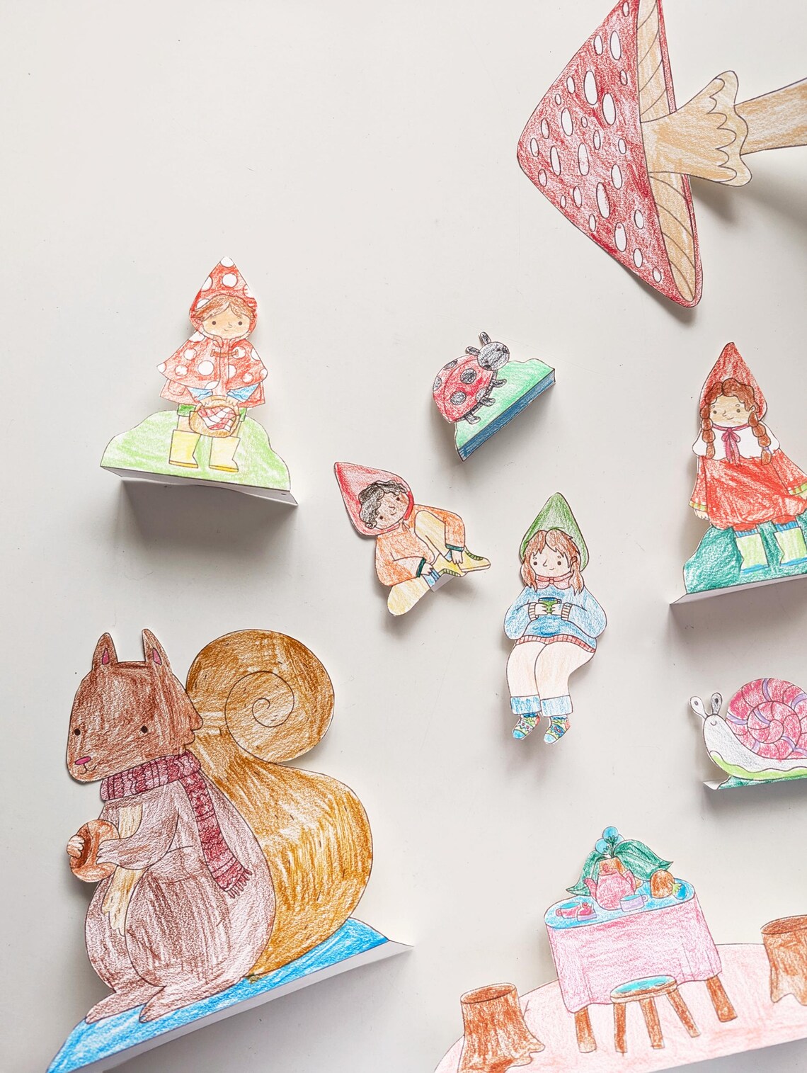 Autumn Gnomes Paper Craft Set – Printable Waldorf Nature Table Decor ...