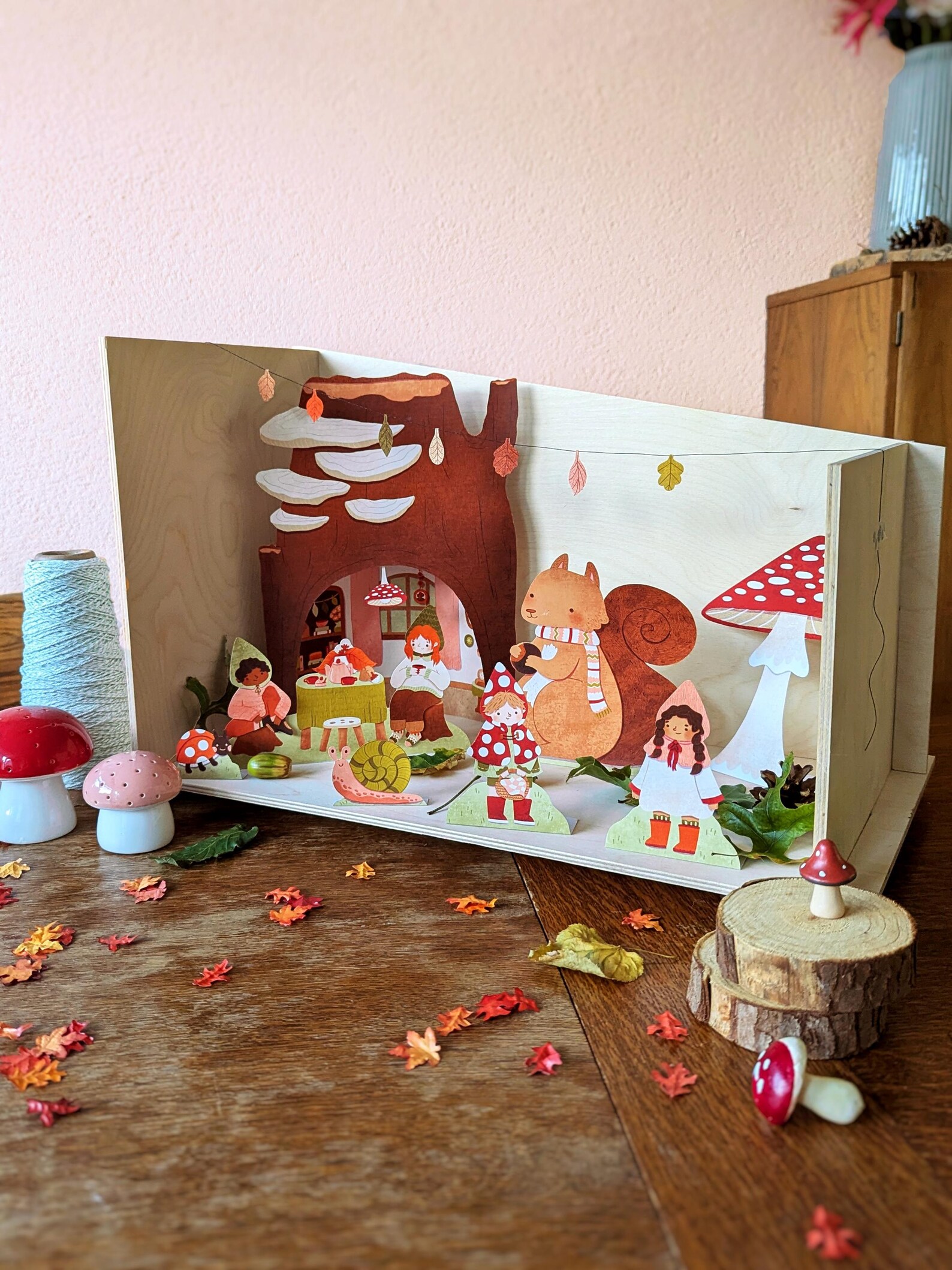 Autumn Gnomes Paper Craft Set – Printable Waldorf Nature Table Decor ...