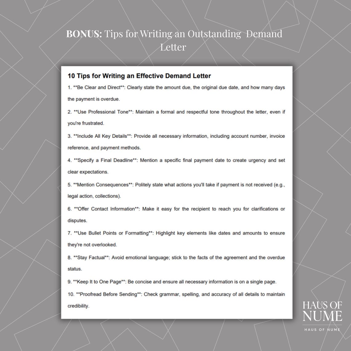 Editable Demand Letter Template: Breach of Contract, Payment Request ...
