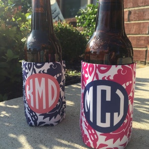 Personalized Can Cooler, Beer Hugger, Slim Can Insulator: DAMASK ...