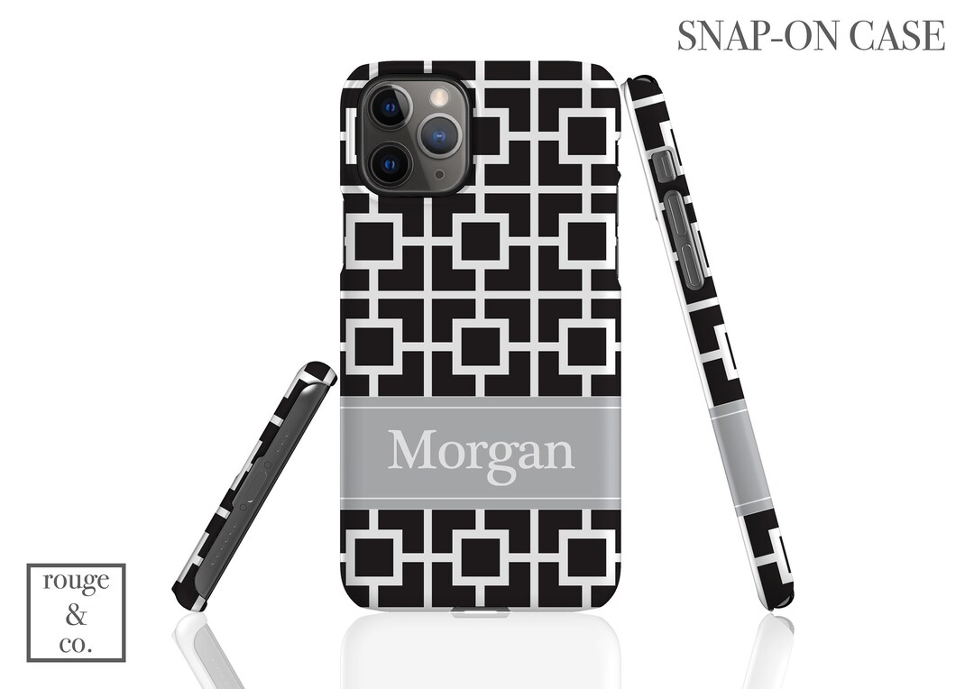 IPhone 16 Case Cover, Squares Chain iPhone 16 15 14 13 12 11 X XR XS SE ...