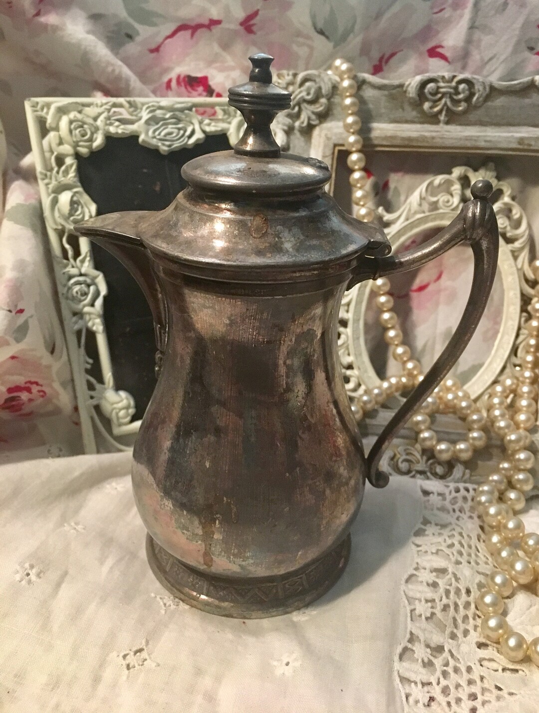 Victorian Silver Syrup Pitcher Ofrby Quadruple Plate - Etsy