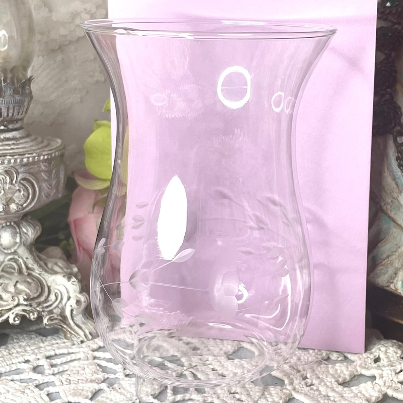 Etched Globe for Oil Lamp - Etsy
