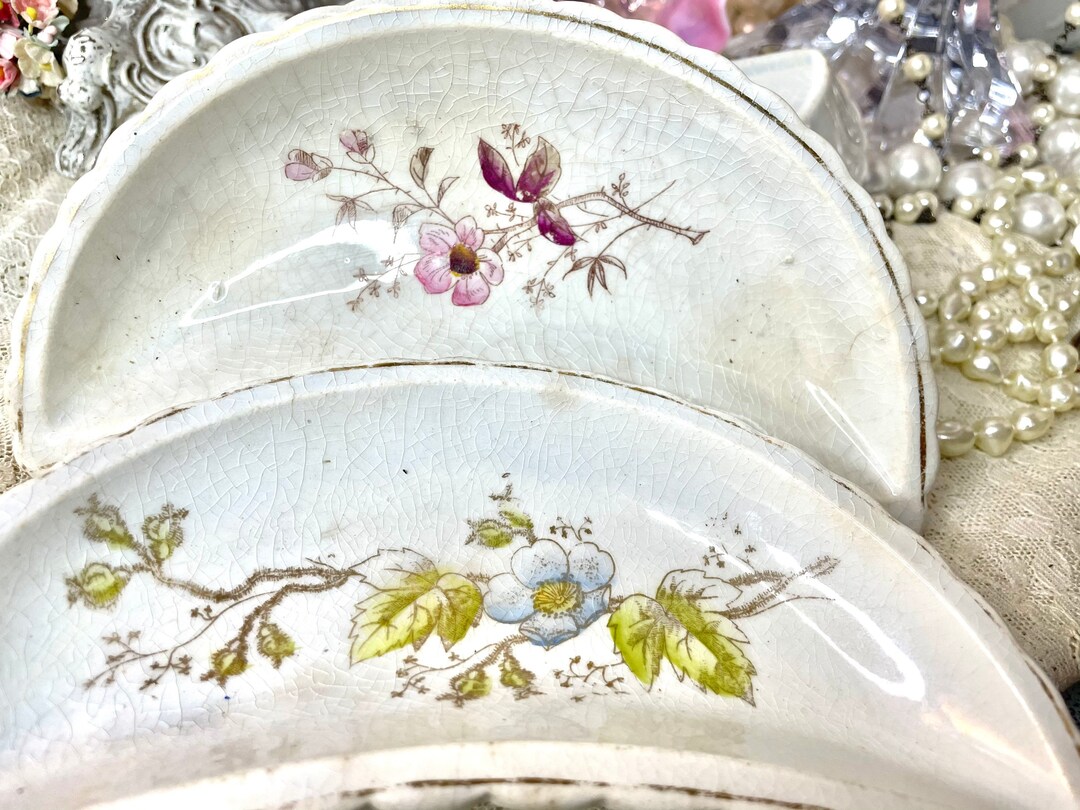 Antique Ironstone Bone Dishes Set of 4 - Etsy