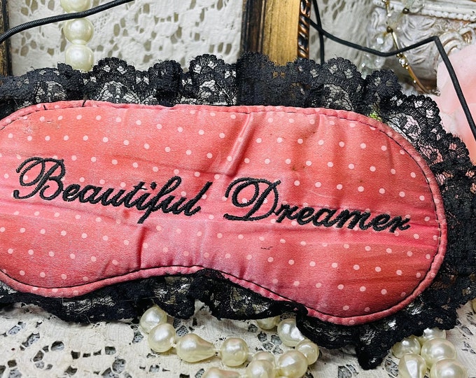 BEAUTIFUL DREAMER Vintage Eye Mask.. - Etsy
