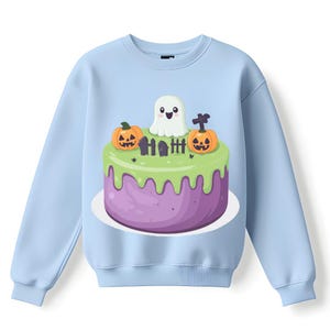 Halloween Cake Clipart Bundle - Cute Spooky Kawaii Cake PNG Digital ...