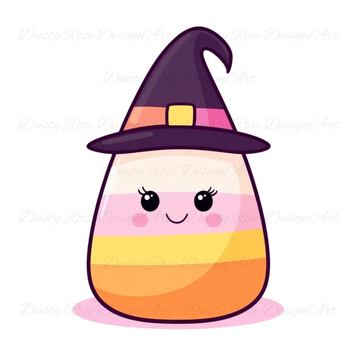 Kawaii Halloween Clipart Bundle: Candy Corn, Ghost, Pumpkin (digital ...