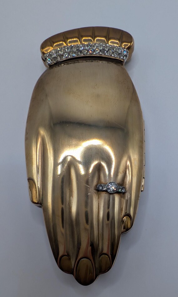 Rare Volupte Golden Gesture Engagement Ring and Brace… - Gem