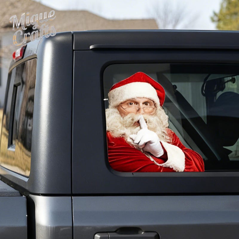 Santa Shushing - Etsy