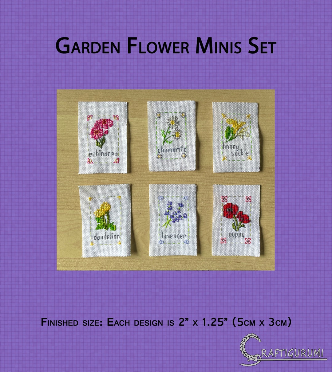 Garden Flowers Minis - Cross Stitch Pattern - Etsy