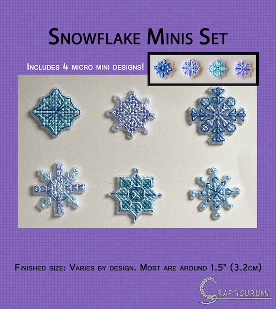 Snowflake Minis Cross Stitch Pattern - Etsy