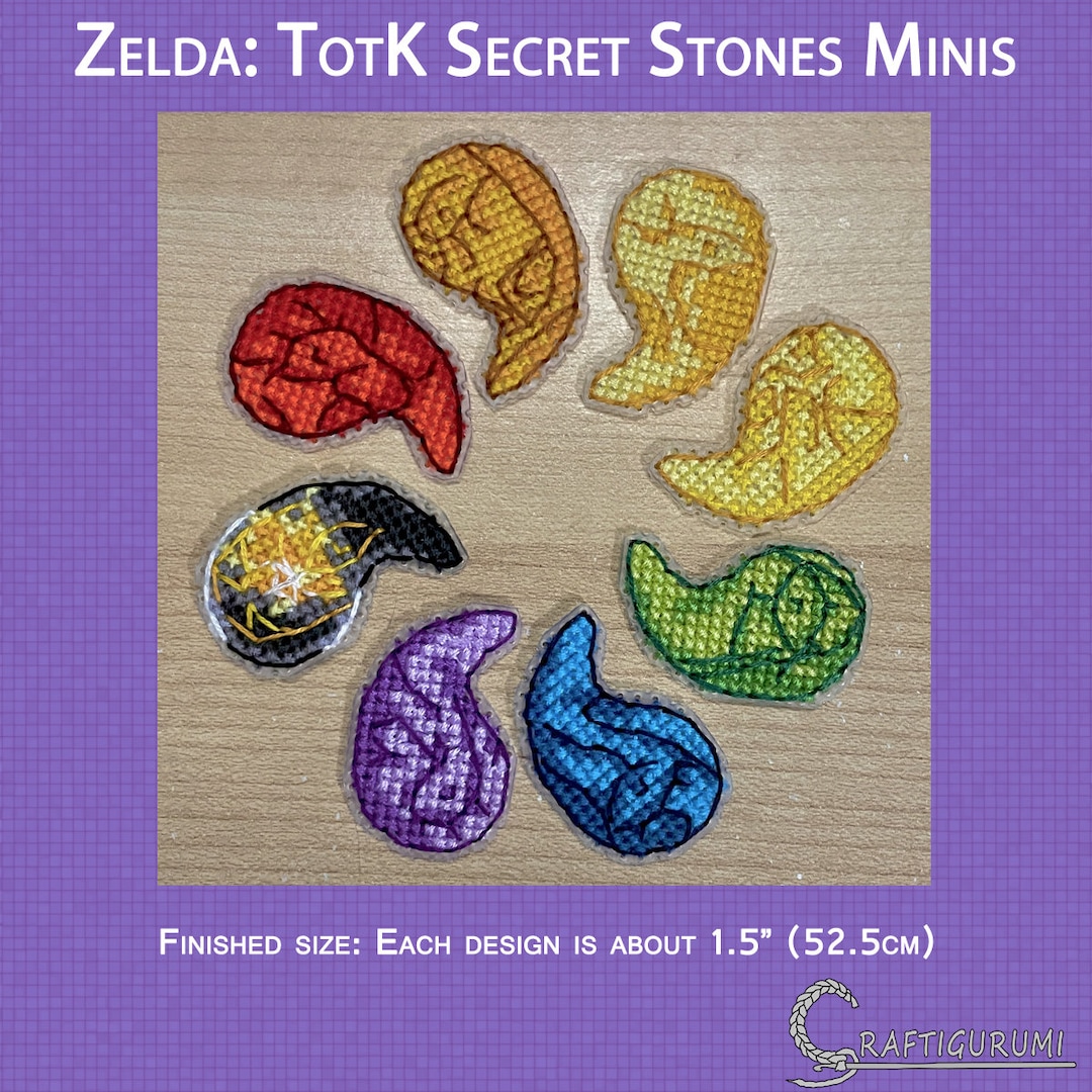 Zelda: Totk Secret Stones Minis Cross Stitch Pattern - Etsy